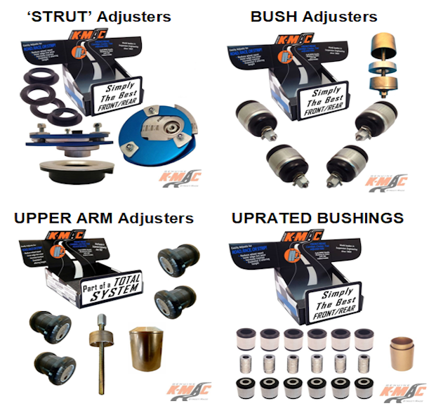 K-MAC ALIGN - Camber Plates & Caster Strut & Bushing Kits