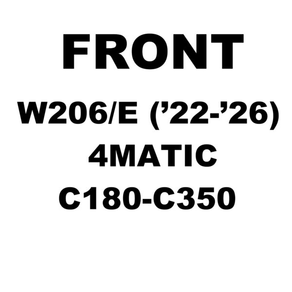 MERCEDES W206/e (’22-’26) C180-400 incl 4MATIC FRONT KITS